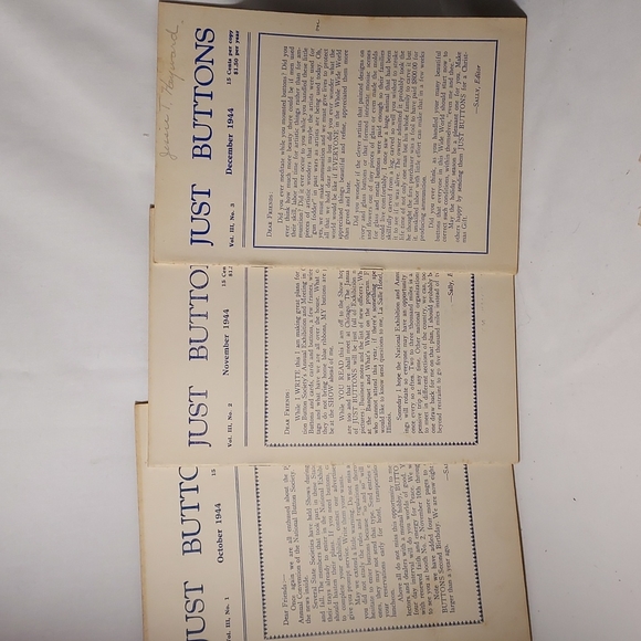 Vintage Just Buttons Booklets | Accents | Vintage 944 Just Buttons ...